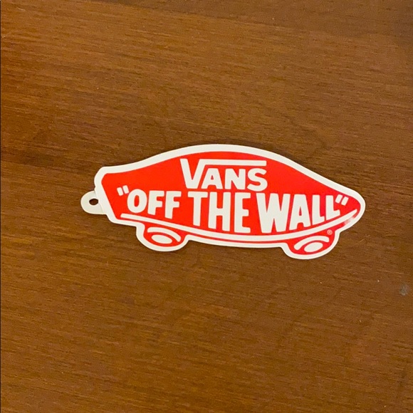 Vans | Other | Vans Logo Sticker | Poshmark